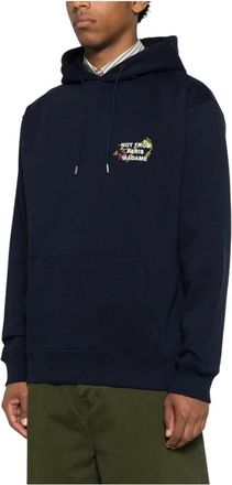 Dr&ocirc;le de Monsieur Homme, Sweatshirts et sweats &agrave; capuche, Bleu, Taille: XL Slogan Sweat &agrave; capuche