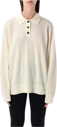 The Garment Femme, Tops, Beige, Taille: 34 FR Pull Polo &agrave; Manches Longues