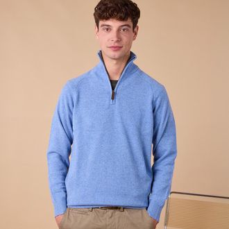Bexley Kenneth - Pull homme vert fonc&eacute; chin&eacute;