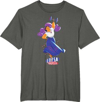 Disney Encanto Luisa Madrigal Colorful Vibes Lifting Dance T-Shirt