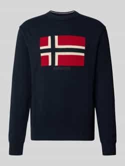 Napapijri Strickpullover aus reiner Baumwolle Modell MURA