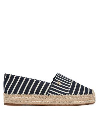 Tommy Hilfiger Espadrilles Th Platform Espadrille Stripes FW0FW09143 Dunkelblau