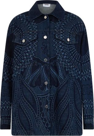 Alberta Ferretti Femme, Vestes, Bleu, Taille: 38 FR Denim Jacket
