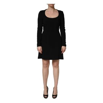 Roberto Cavalli Mini-Kleid mit U-Ausschnitt - - Dresses - Damen - Schwarzk - L