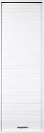 Simmob Meuble de Cuisine Haut Blanc 1 Rideau 4 Niches L 40 H 123.6 P 35 cm