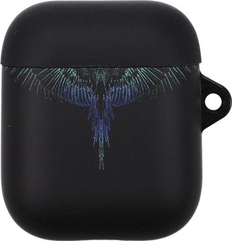 Marcelo Burlon Id&eacute;es cadeaux &Eacute;tui pour Airpods Hommes Silicone Noir