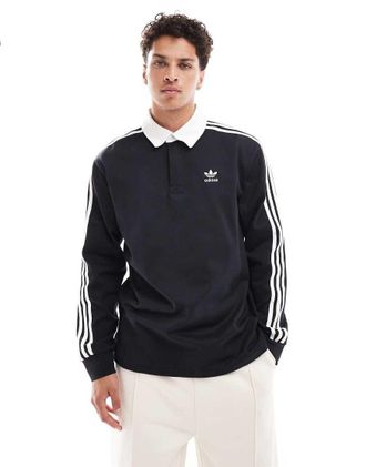 adidas Originals Polo de rugby - Noir
