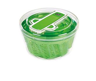 Zyliss E940015 Swift Dry Salatschleuder, Klein, 3.5L, Kunststoff, Grün, Salattrockner inklusive Salatschüssel, Aquavent Technologie