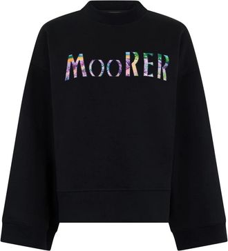 Moorer Femme, Sweatshirts et sweats &agrave; capuche, Noir, Taille: 42 FR SweaT-shirts & SweaT-shirts &agrave; capuche