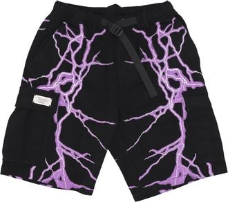 Phobia Archive Homme, Shorts, Multicolore, Taille: L Lateral Lightning Cargo Shorts