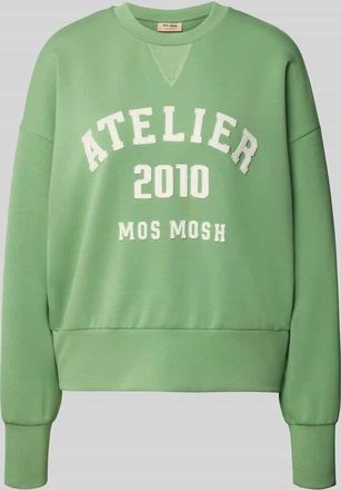 Mos Mosh Relaxed Fit Sweatshirt aus Viskose-Mix Modell Nima