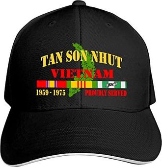 Generic Casquettes De Golf Tan Son Nhut, V&eacute;t&eacute;ran du Vietnam Anti-Soleil Baseball Casquette Casual Golf Hats pour Voyage Festivals Randonn&eacute;e