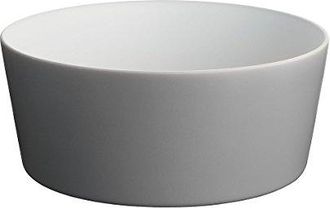Alessi DC03/38 DG - Tonale - Saladier en C&eacute;ramique Stoneware - Dark Grey