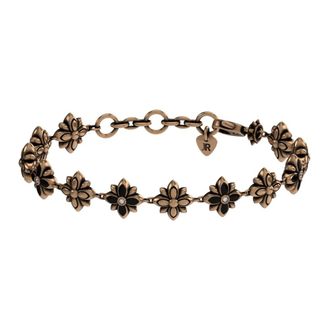 John Richmond Blumenarmband mit hellen Details - - Accessories - Damen - Gelb - ONE SIZE