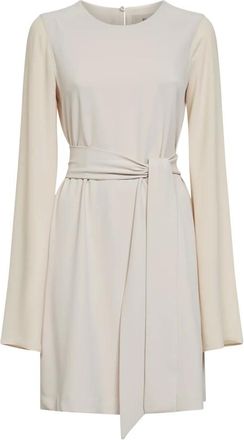 Blanca Vita Femme, Robes, Beige, Taille: 38 FR Agira Robe Courte Avec Manches En Georgette