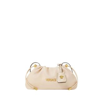 Versace Tag Nappa Mini Bag - - Bags - Damen - Wei&szlig; - ONE SIZE