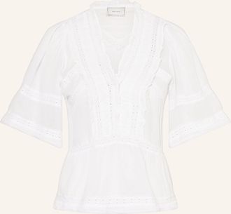 Neo Noir Neo Noir Blusenshirt Evienne Mit R&uuml;schen weiss