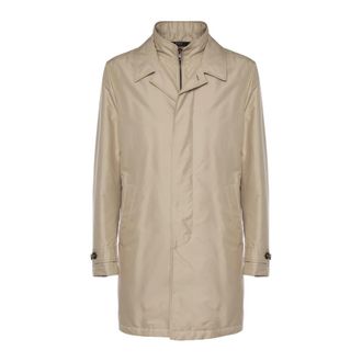 Fay Technischer Popeline Parka - - Coats - Herren - Beige - XL