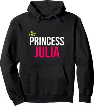 BDAZ Prinzessin Julia M&auml;dchen Frauen Rosa Wei&szlig; Schwarz Design Pullover Hoodie