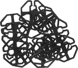 Valiclud 100 St&uuml;ck Sitzbezug Befestigungsclips aus Kunststoff Achteckige Anti Rutsch Schnallen f&uuml;r Relaxsessel Sitzkissenhalter mit Elastischem Gurtschnallen f