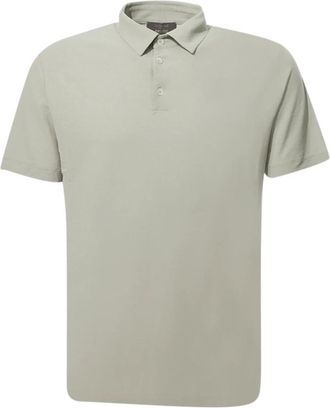 Zanone Homme, Tops, Beige, Taille: M IceCotton Polo