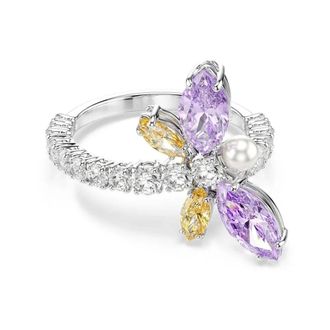 Swarovski Bague Motif Libellule - Femme - Accessoires - Multicolore - Taille: 50 MM