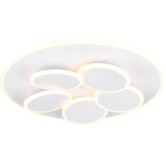 Trio Plafonnier, Mandala, Incl.1x40w Led/4500lm/3000 - 6500k, Hauteur: 7,5cm, Diam: 48cm, Trio