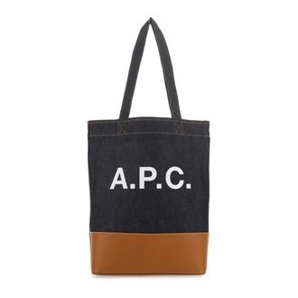 A.P.C. A.p.c., Homme, Sacs, Bleu, Taille: ONE Size Axel Tote Bag
