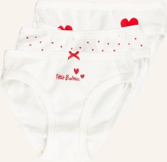 Petit Bateau Petit Bateau 3er-Pack Slips weiss