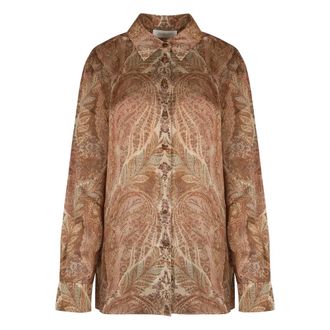 Zimmermann Hypnotic Satin Shirt - - Blouses & Shirts - Damen - Mehrfarbig - M