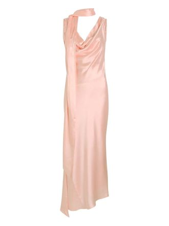 De La Vali robe Thebe à coupe mi-longue - Rose