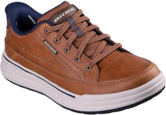 Skechers Baskets Sterling Hansel pour Homme, Bagage en Cuir synth&eacute;tique, 42 EU