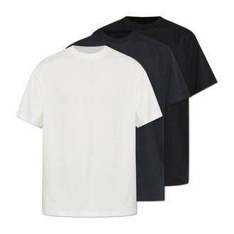 Jil Sander Dreierpack Baumwoll-T-Shirts - - Tops - Herren - Wei&szlig; - L