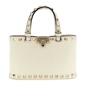 Valentino Garavani Femme, Sacs, Beige, Taille: ONE Size Rockstud Mini Shopping Bag