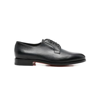 Santoni Derby Schuhe - - Shoes - Herren - Blau - 43 1/2 EU