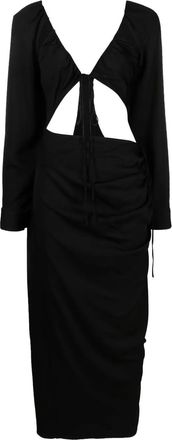 CHRISTOPHER ESBER Robe Au Genou - Noir