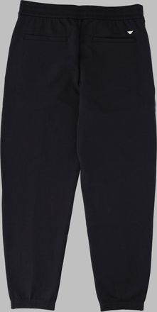 Emporio Armani Cotton-Blend Jersey Joggers - Blue