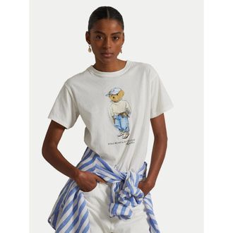 Polo Ralph Lauren T-Shirt 211965107001 Wei&szlig; Regular Fit