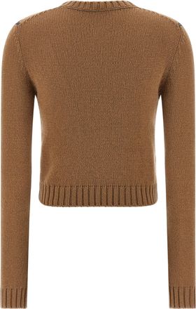 Prada Womens Brown Cashmere Cardigan Clothing