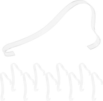 Lurrose 10 Stück High Heels Präsentationsständer aus Transparentem Kunststoff Sandalenhalter mit Fußgewölbe Strapazierfähiges Schuhregal für Damen High Heels 