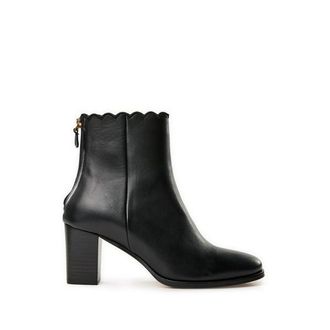 Maison Toufet Bottines Giselle &agrave; talon en cuir