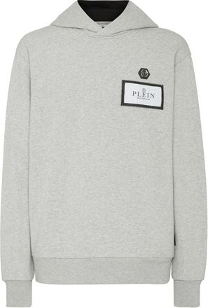 Philipp Plein Homme, Sweatshirts et sweats &agrave; capuche, Gris, Taille: 2XL Sweat &agrave; capuche SweaT-shirt LS