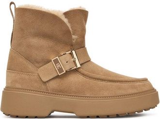 Tommy Hilfiger Schneeschuhe Th Buckle Shearling Snow Boot FW0FW09687 Beige