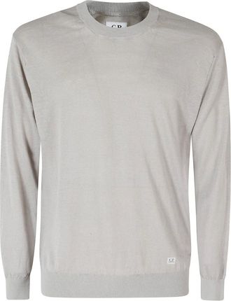 C.P. Company C.p. Company, Homme, Pulls, Gris, Taille: L Tricot Ras du Cou