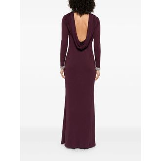 Stephane Rolland Paris Auber Long Dress - Purple