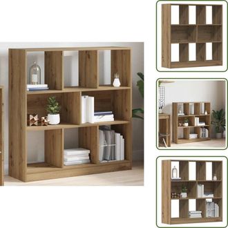vidaXL Vidaxl - B&uuml;cherregal Artisan-Eiche 97,5x29,5x100 cm Holzwerkstoff - B&uuml;cherschrank - B&uuml;cherschr&auml;nke - B&uuml;roschrank - B&uuml;roregal