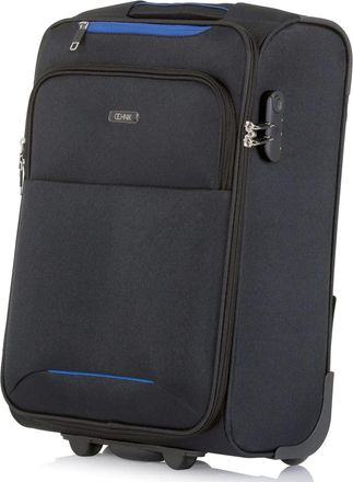 Ochnik Kleiner Koffer | Softcase | Material: Nylon | Farbe: Schwarz | Größe: S | Maße: 54×36,50×22 cm | Fassungsvermögen: 44l | Hohe Qualität