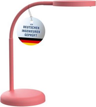 Maul Schreibtischlampe LED MAULjoy | Kleine Schreibtischlampe mit Standfu&szlig; | Moderne Tischlampe f&uuml;r Schreibtisch, B&uuml;ro | Flexible LED Lampe mit 3000K warmw