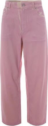 Marni Femme, Jeans, Rose, Taille: 34 FR Jean Coupe Ample