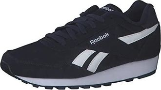 Reebok Rewind Run, Sneakers Basses Mixte Comp&eacute;tition, Vector Navy/White/Vector Navy, 36 EU